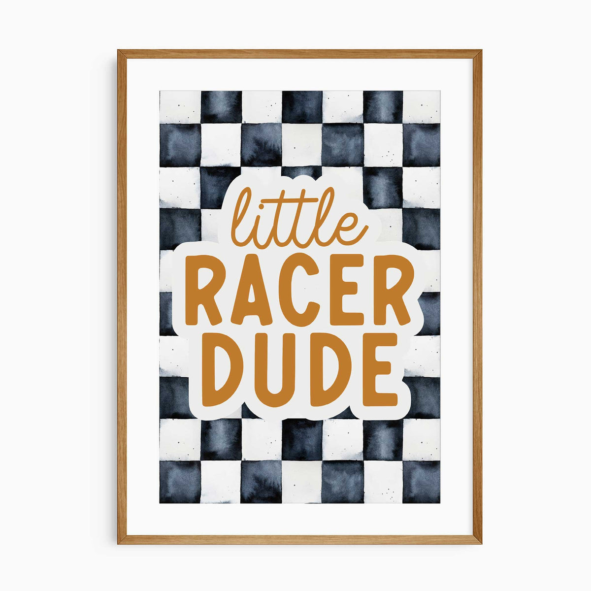 Little Racer Dude | Boys Race Car Prints | Playroom Wall Art | Toddler ...